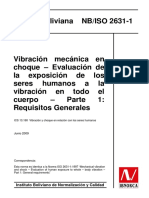 Evaluación de Vibraciones ISO 2631-1 | PDF | Organización internacional ...