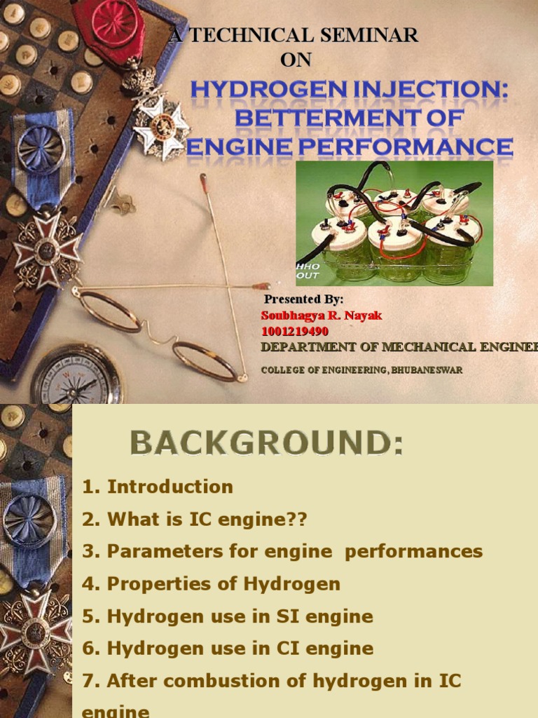 Hydrogen Injection | PDF | Internal Combustion Engine | Combustion