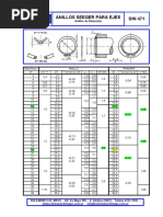 Anillo de Retención Omega Externo Pulgadas Especificaciones | PDF