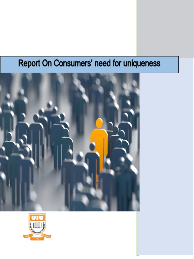 Survey Report On Consumers' Need For Uniqueness | PDF | Behavior ...