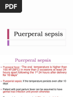 Puerperal Sepsis | PDF | Childbirth | Postpartum Period