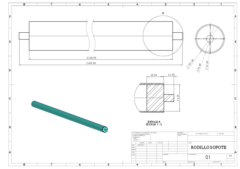 3 Plano Rodillo Soporte | PDF