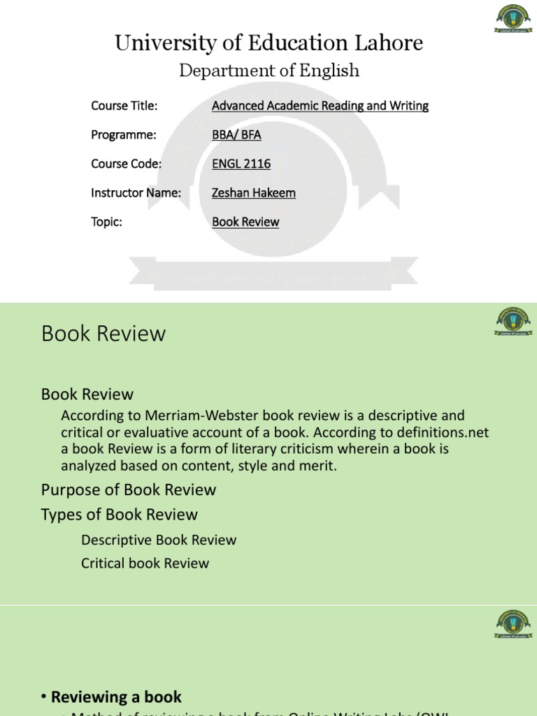 Academic Reading & Writing - Book Review | PDF | Books | Genre