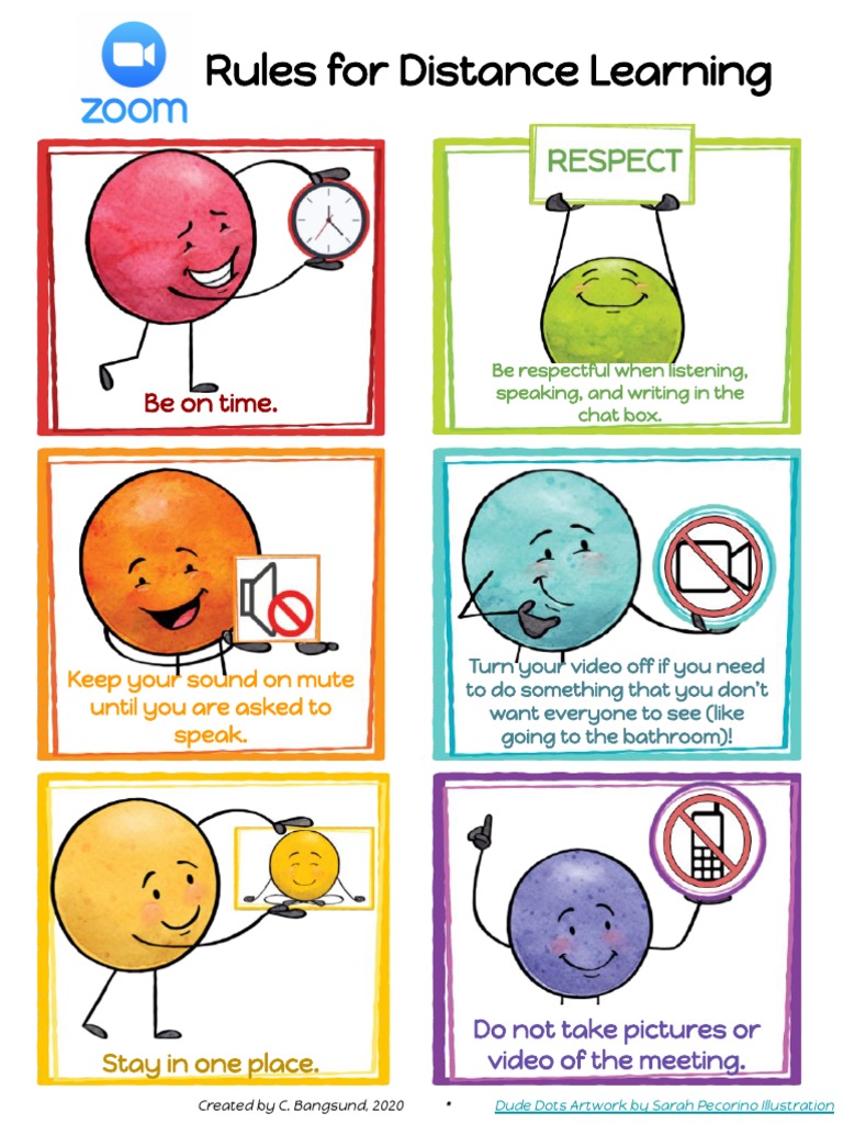 Rules For Distance Learning: Be On Time | PDF