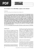 GERD Symptom Rating Scale Guide | PDF | Gastroesophageal Reflux Disease ...