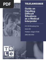 Propio Interpreter Guidelines and Protocols | PDF | Language ...