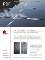 Series 7 FT1 Datasheet | PDF | Photovoltaics | Solar Panel