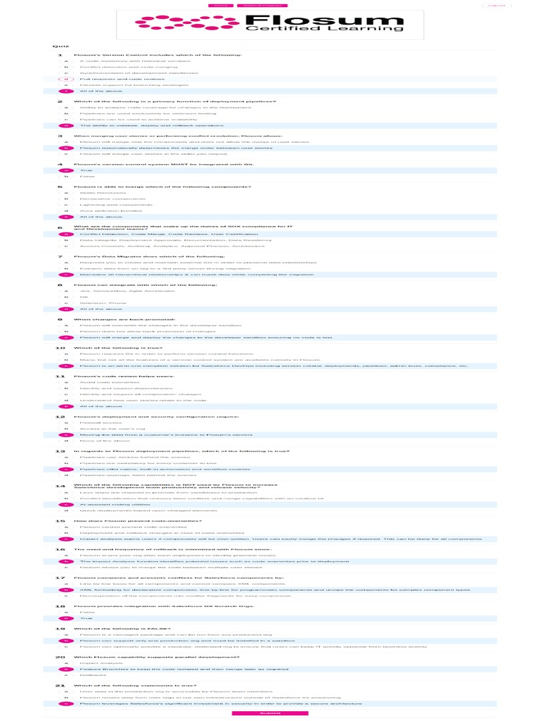 Quiz Professional Level Quiz | PDF