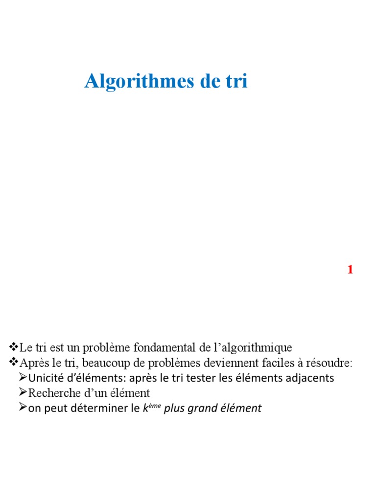Tri Example1 | Télécharger gratuitement PDF | Programmation ...