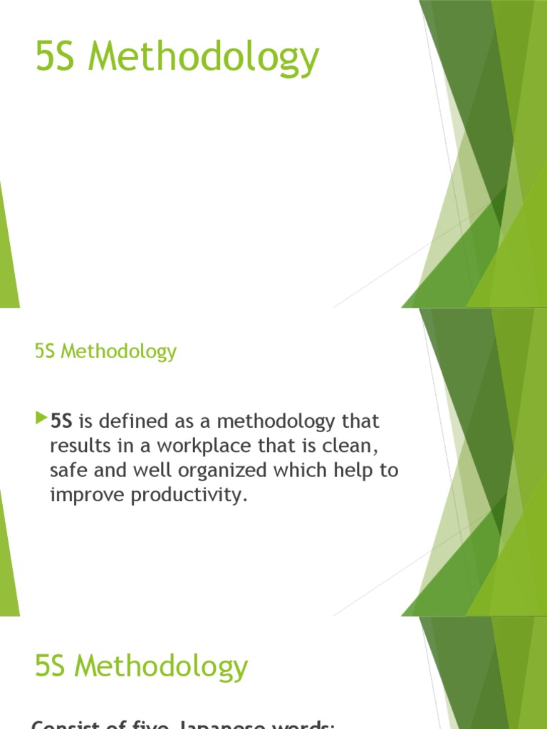 5S Methodology | PDF