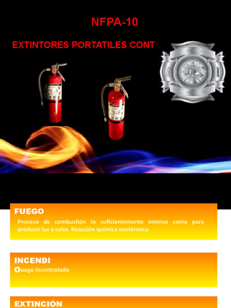 Nfpa 10 | PDF | Combustibles | Presión