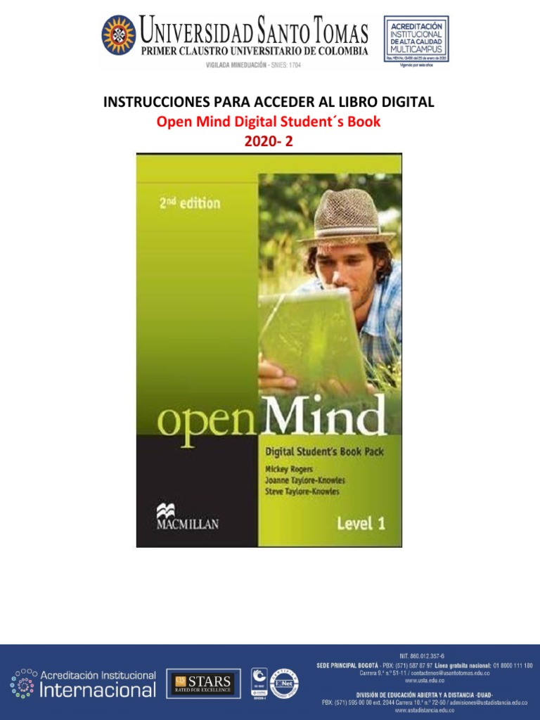 Acceso al Libro Digital Open Mind Level 1 | PDF