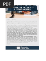 Letter To Plea For Leniency in Sentencing | PDF