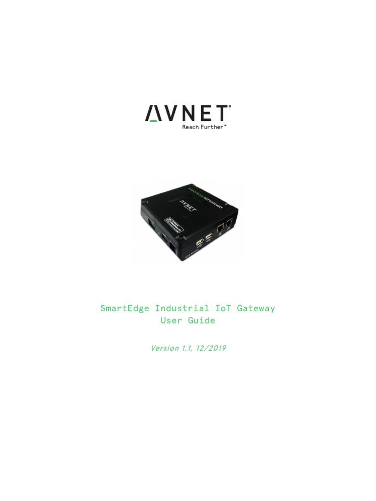 Avnet SmartEdge IIoT Gateway User Guide - 20191217 | PDF | Raspberry Pi | Booting
