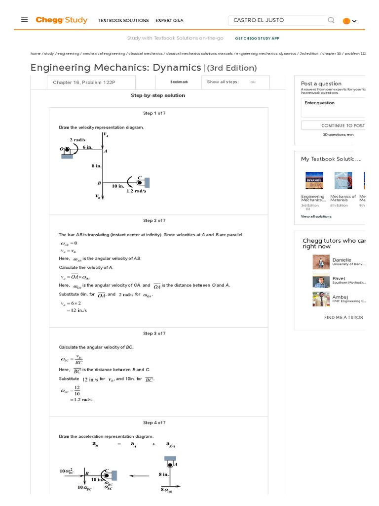 Engineering Mechanics: Dynamics: (3rd Edition) | PDF | Textbook | Physics