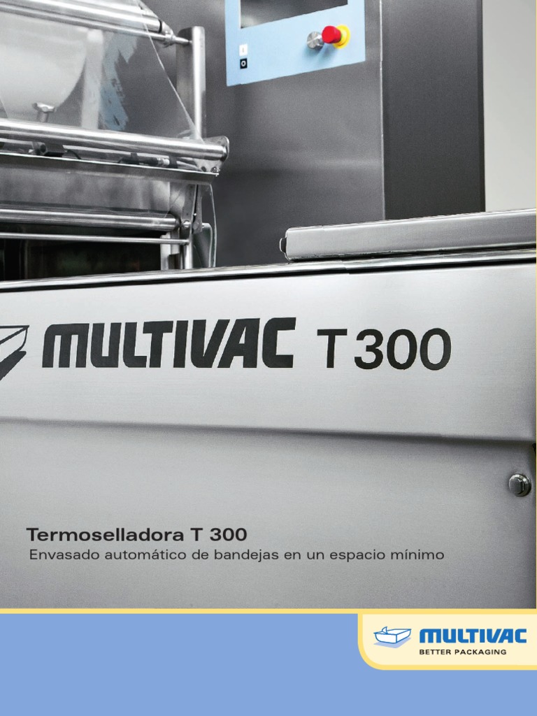 Multivac Termoselladoras T 300 | PDF | Uso eficiente de energía | Diseño