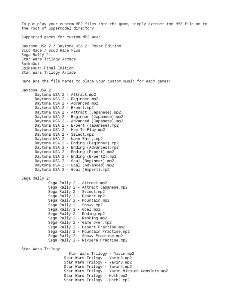 Custom MP2 Music | PDF | Video Games | Japanese Games
