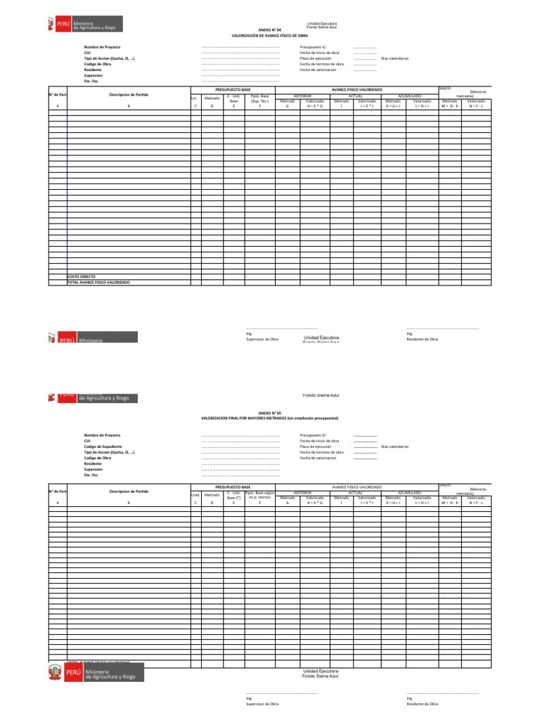 04 Al 16. Formatos Varios | PDF