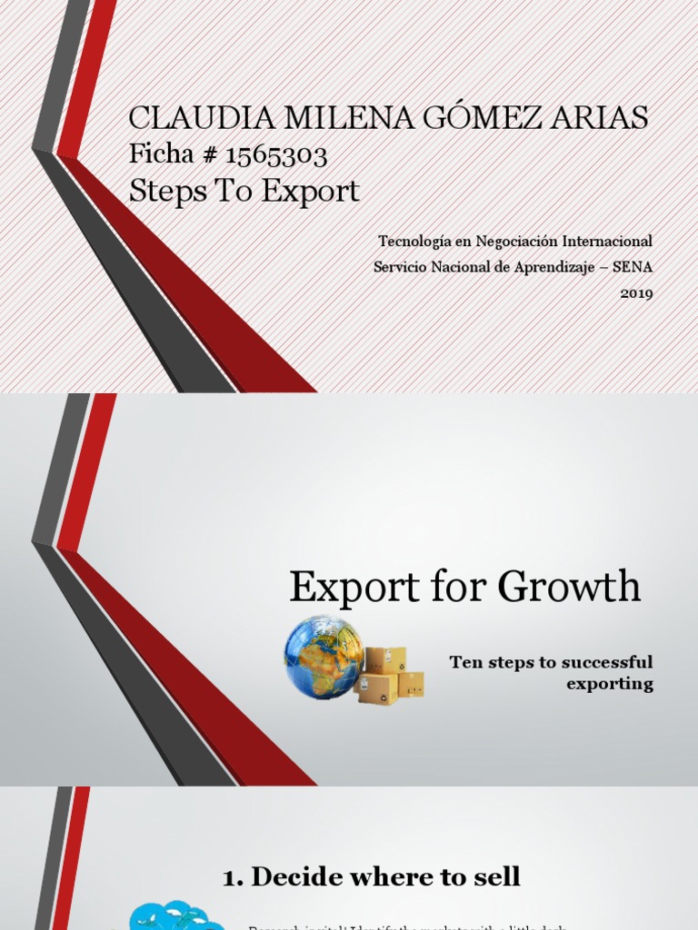 Ten Steps to Successful Exporting | PDF | Business | Economies