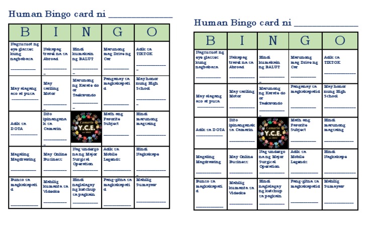 Human Bingo For CYCE Group Dynamics | PDF