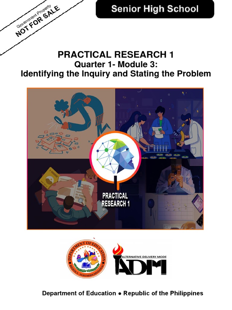 Practical Research 1 - Quarter 1 - Module 3 - Identifying The Inquiry ...