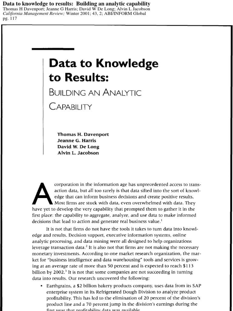 Data To Knowledge | PDF | Copyright | Information Technology