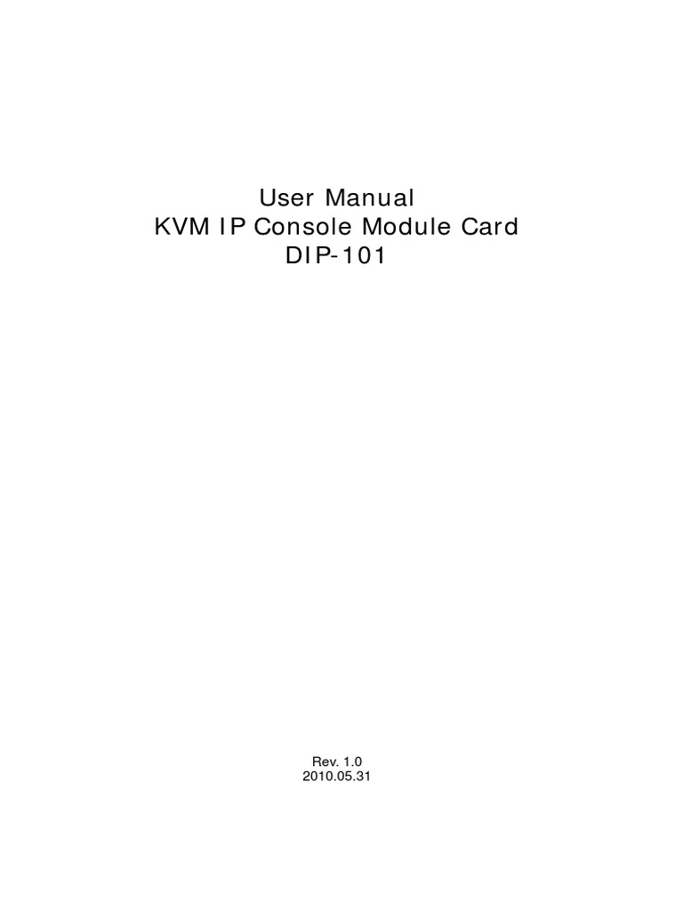 User Manual For IPM DIP101 PDF | PDF | Ip Address | Domain Name System