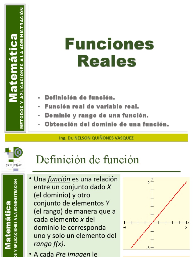 Funciones Reales | PDF | Función (Matemáticas) | Objetos matemáticos