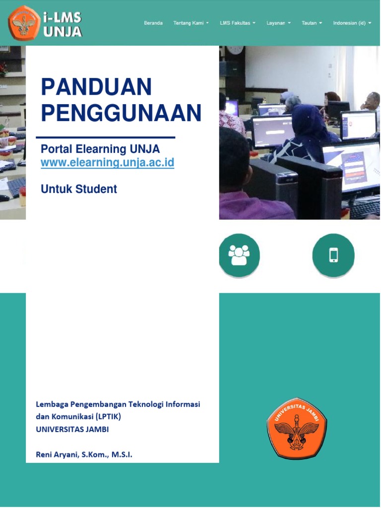 Panduan Penggunaan Portal Elearning Unja (Student) | PDF