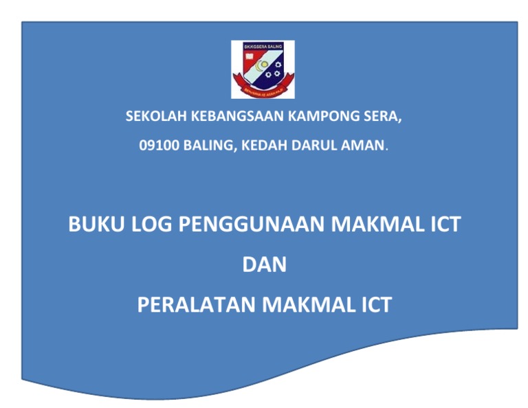 Kulit Buku Log Penggunaan Makmal Ict | PDF