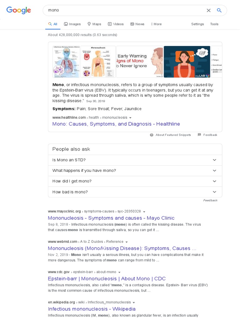 Mono - Google Search | PDF | Animal Viral Diseases | Immunology