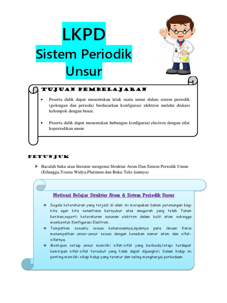 Panduan Sistem Periodik Unsur | PDF | Kajian Bahasa Asing