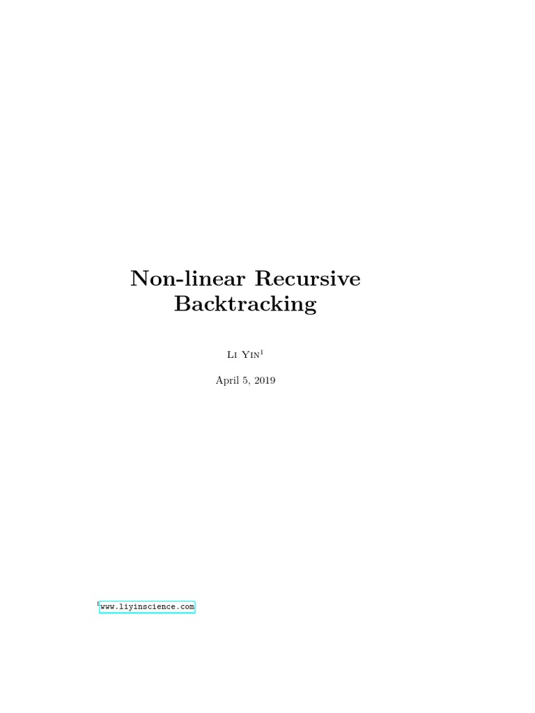 Backtracking PDF | PDF | Discrete Mathematics | Combinatorics