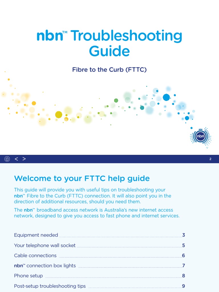 Troubleshooting Guide: Fibre To The Curb (FTTC) | PDF | Ac Power Plugs ...