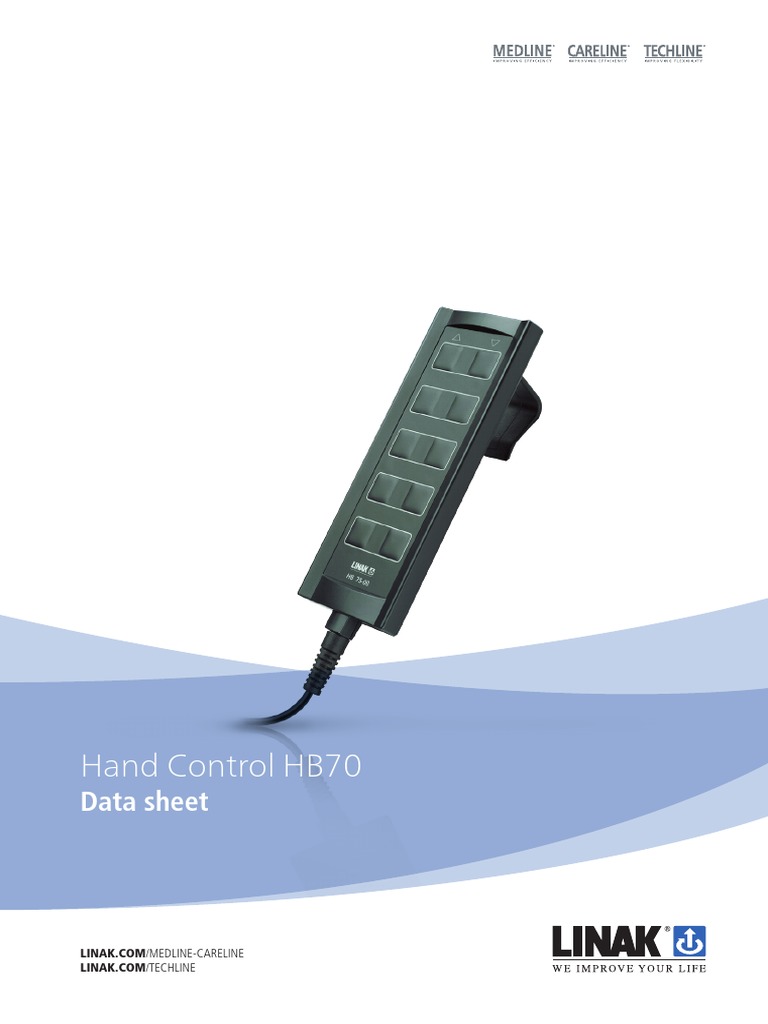 Hand Control HB70: Data Sheet | PDF | Computing | Manufactured Goods