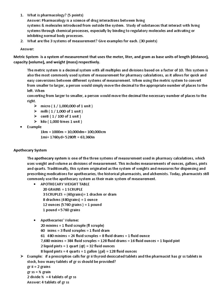 Assingment Pharma | PDF | Pound (Mass) | Grain (Unit)