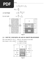 Geotechnical Engineering Formulas: γ kg m lb ft g cm G W e= V V S= V V ...