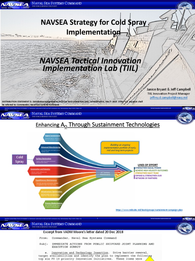 CSAT 2019 NavSea Bryant - Janice PDF | PDF | Innovation | Automation