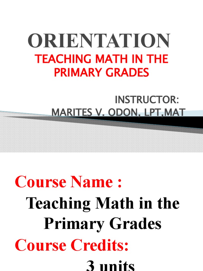 ORIENTATION Math 1 | PDF | Lesson Plan | Geometry