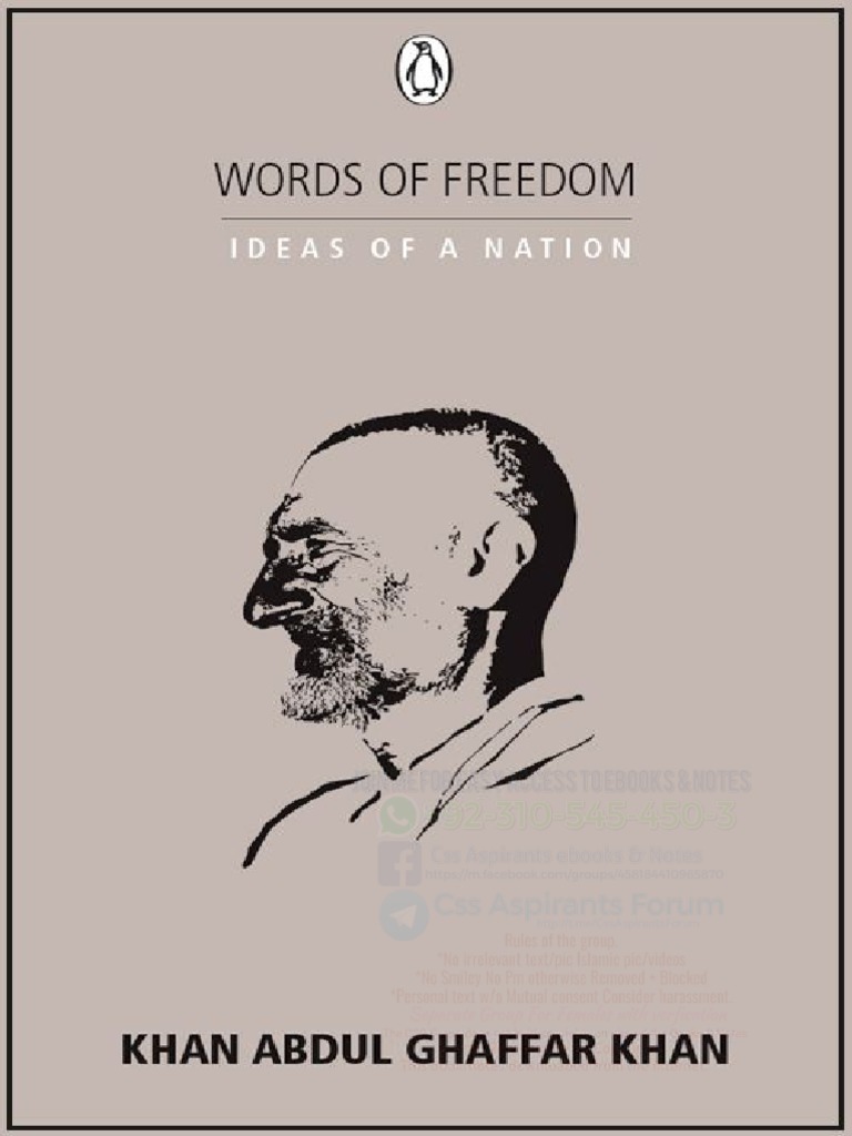 IDEAS OF A NATION - KHAN ABDUL GHAFFAR KHAN (Words of Freedom) PDF ...