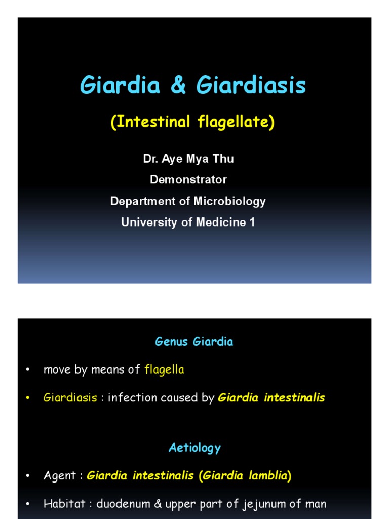 Giardia & Giardiasis: (Intestinal Flagellate) | PDF | Bile | Health ...