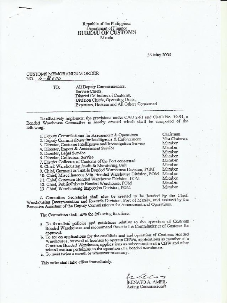 Cmo 6 2000 PDF | PDF