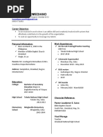 Jollibee Aplication Letter | PDF