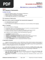 MMW Module 2 - MATHEMATICAL LANGUAGE AND SYMBOLS | PDF | Set ...
