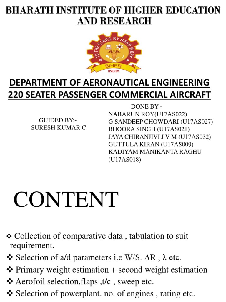 Aircraft Design Project Overview | PDF | Aircraft | Vehicle Design