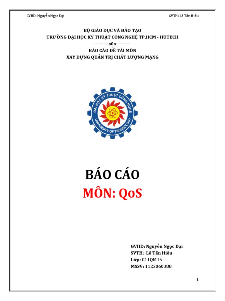 Lab QoS Le Tan Hieu | PDF