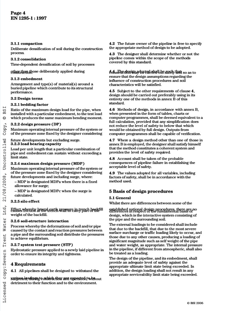 BS en 1295 06 | Download Free PDF | Mechanical Engineering | Applied ...