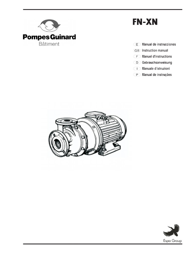 Pompe Guinard 635-FNXN - 0608 | PDF | Corriente eléctrica | Ingeniería Química
