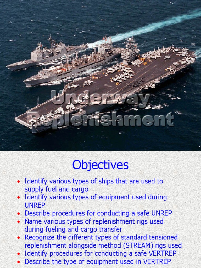 Underway Replenishment (RAS System) | PDF | Ships | Naval Warfare
