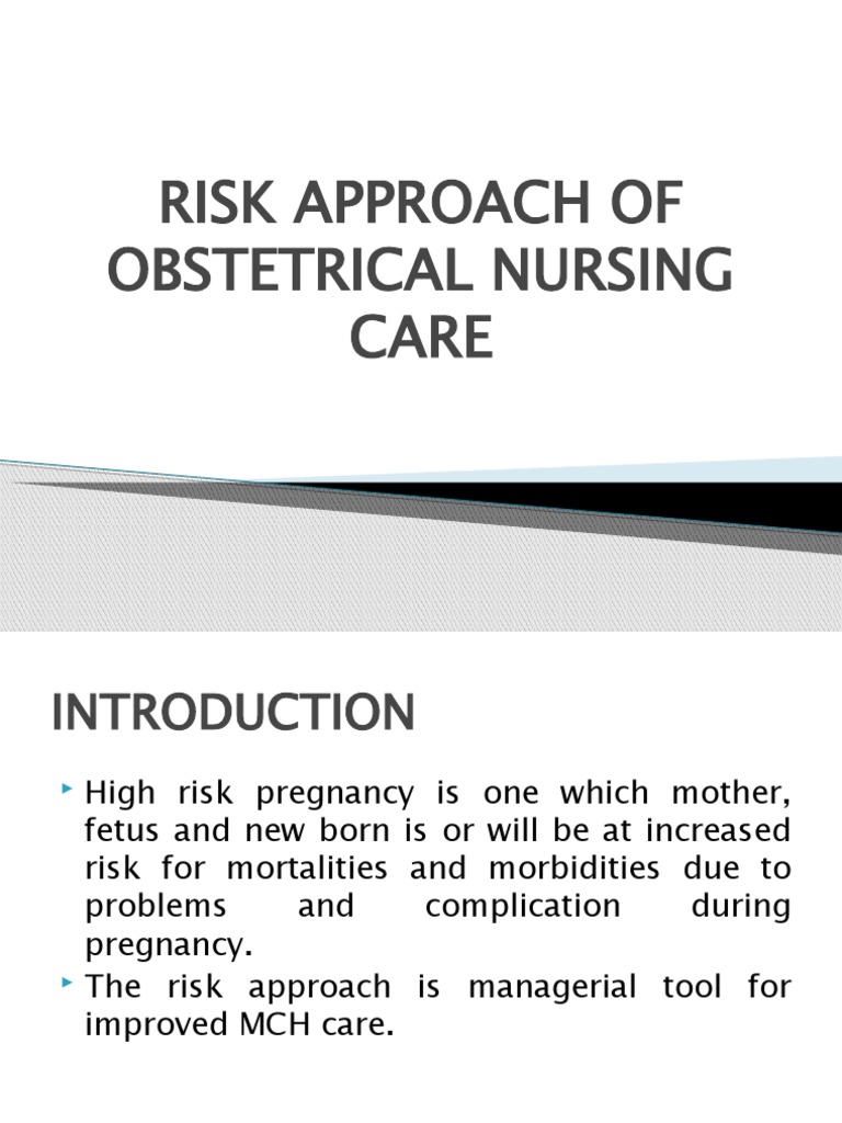 Risk Approach of Obstetrical Care | PDF